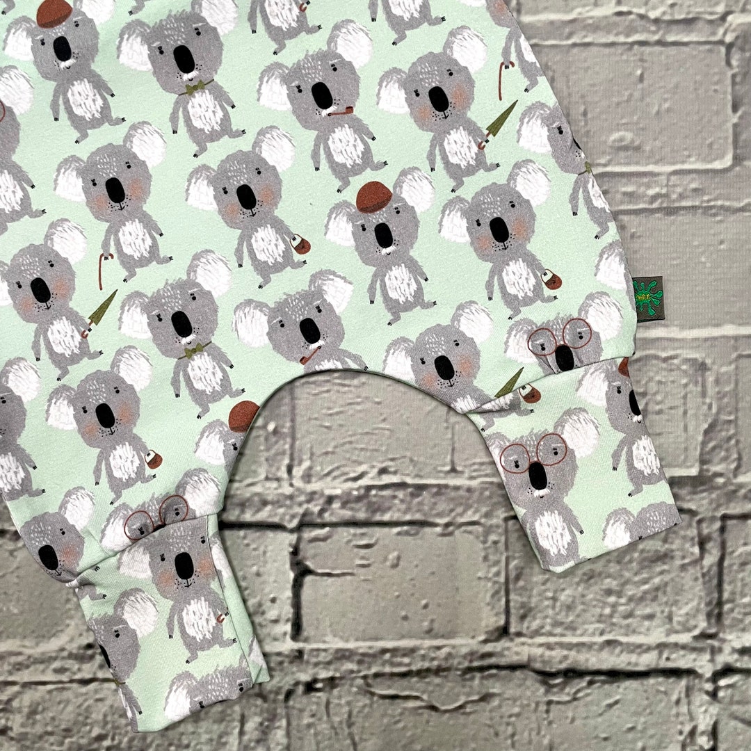 Koala Organic Romper, Stretchy Dungarees, Romper, Kids Romper, Baby ...
