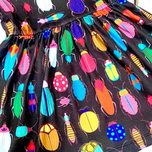 READY to SHIP! Organic Bugs Dress, Baby Dress, Girls Dress, Organic ...