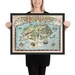 Neverland Map Print (framed) - Etsy