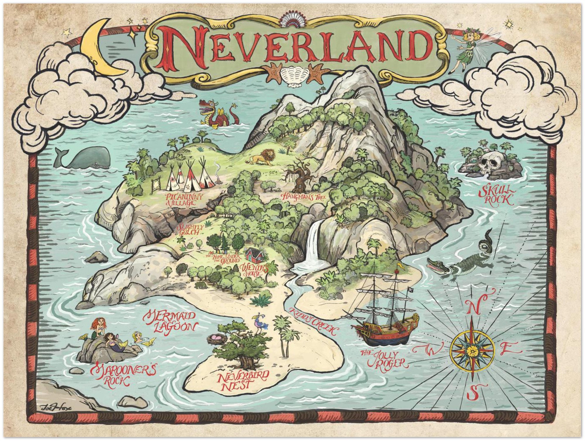Michael Jackson Neverland Map