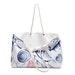 Shell & Sea Star Beach Tote: Coastal Style Bag, Vibrant Ocean Pattern ...