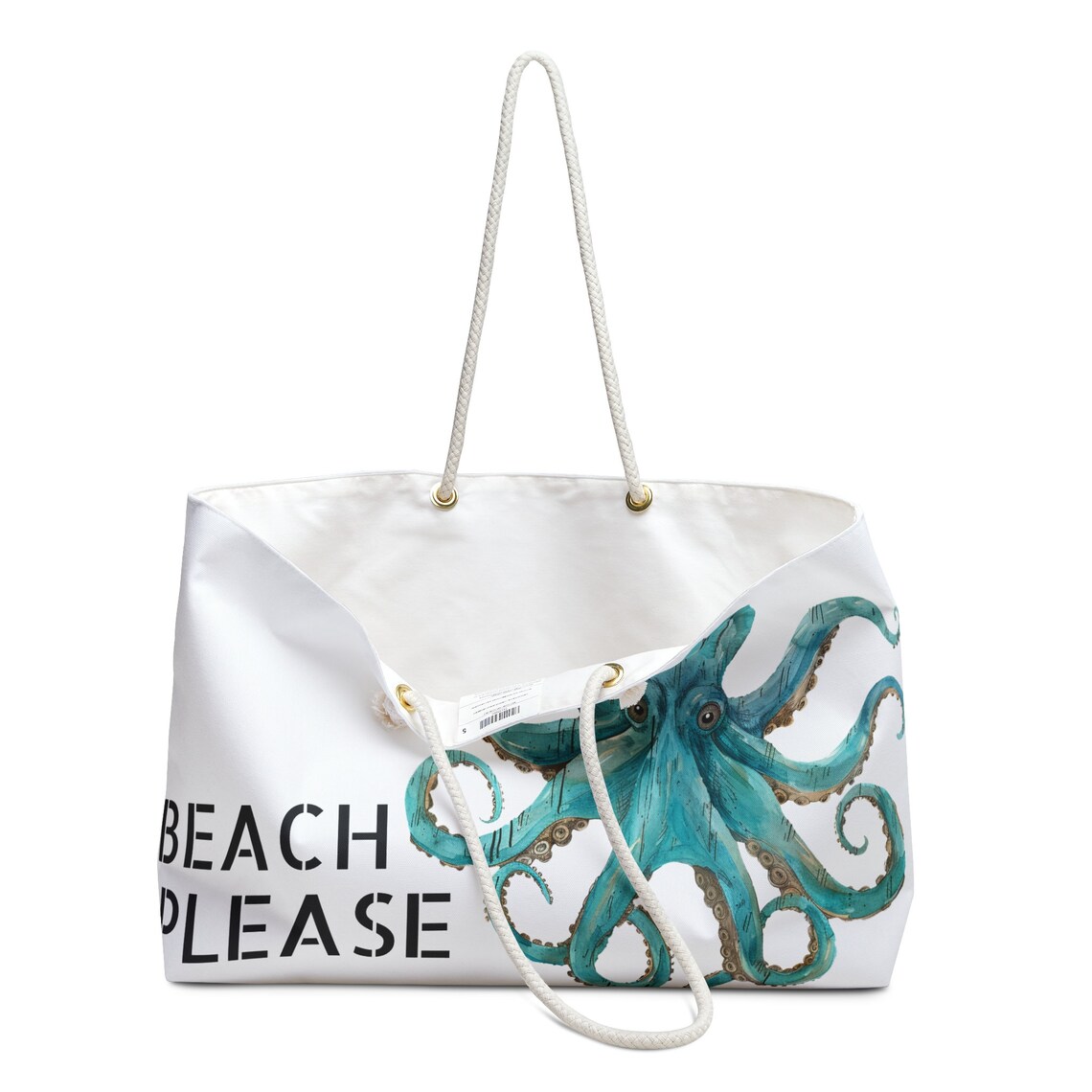 Octopus Weekend Bag - Travel Tote ,beach Getaway Bag - Etsy
