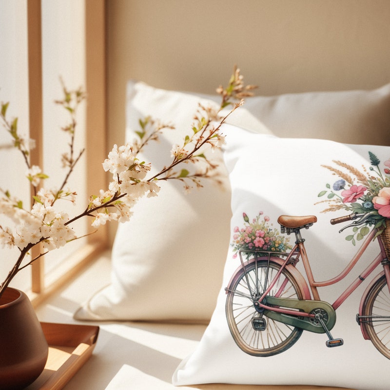 Bicycle Pillow - Etsy