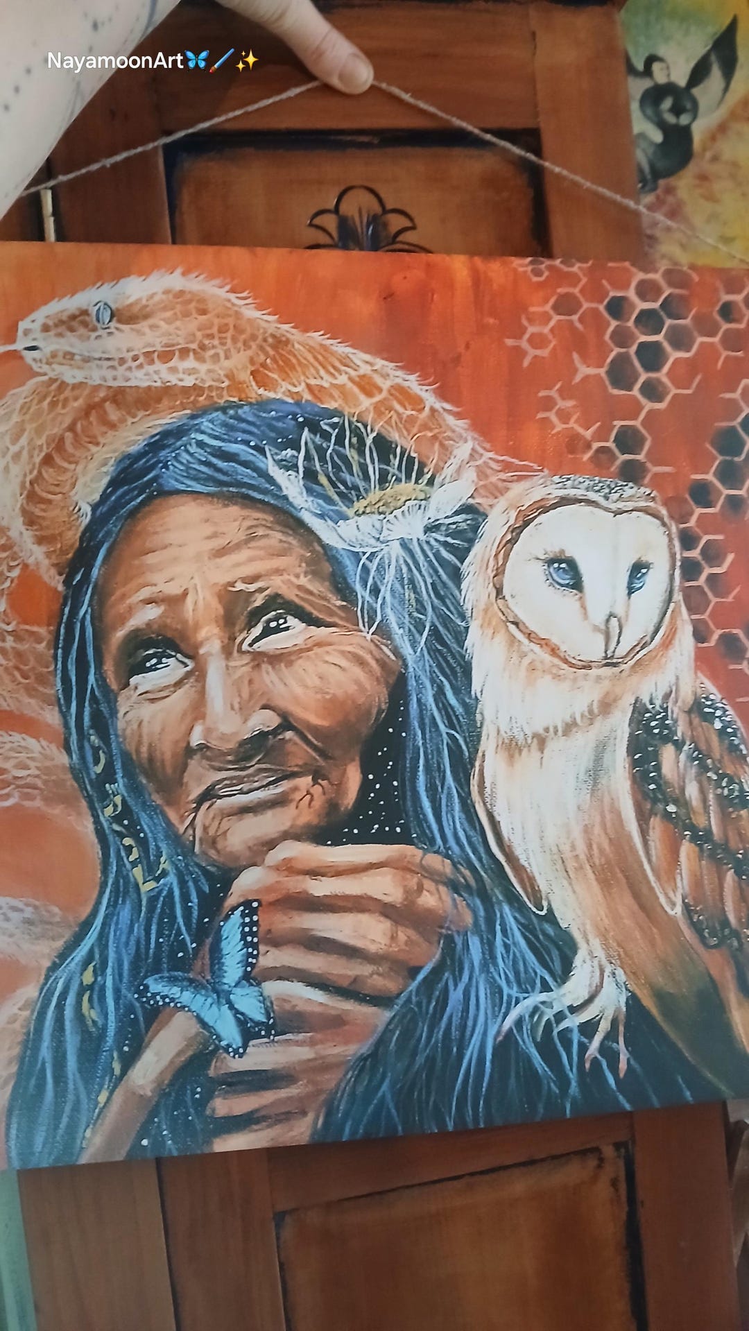 Wisdom Keeper- Limited Edition Wall Hanging,print on Canvas - Etsy