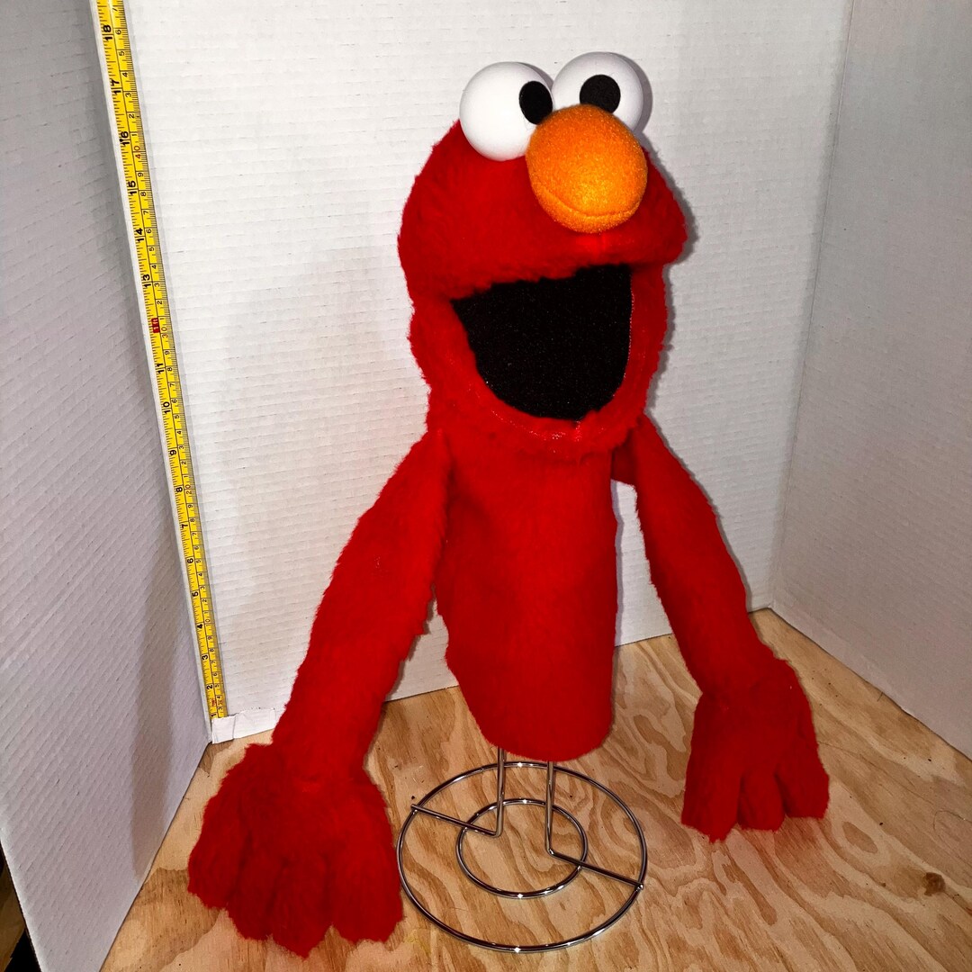 Elmo Puppet About 11 Inches Tall - Etsy