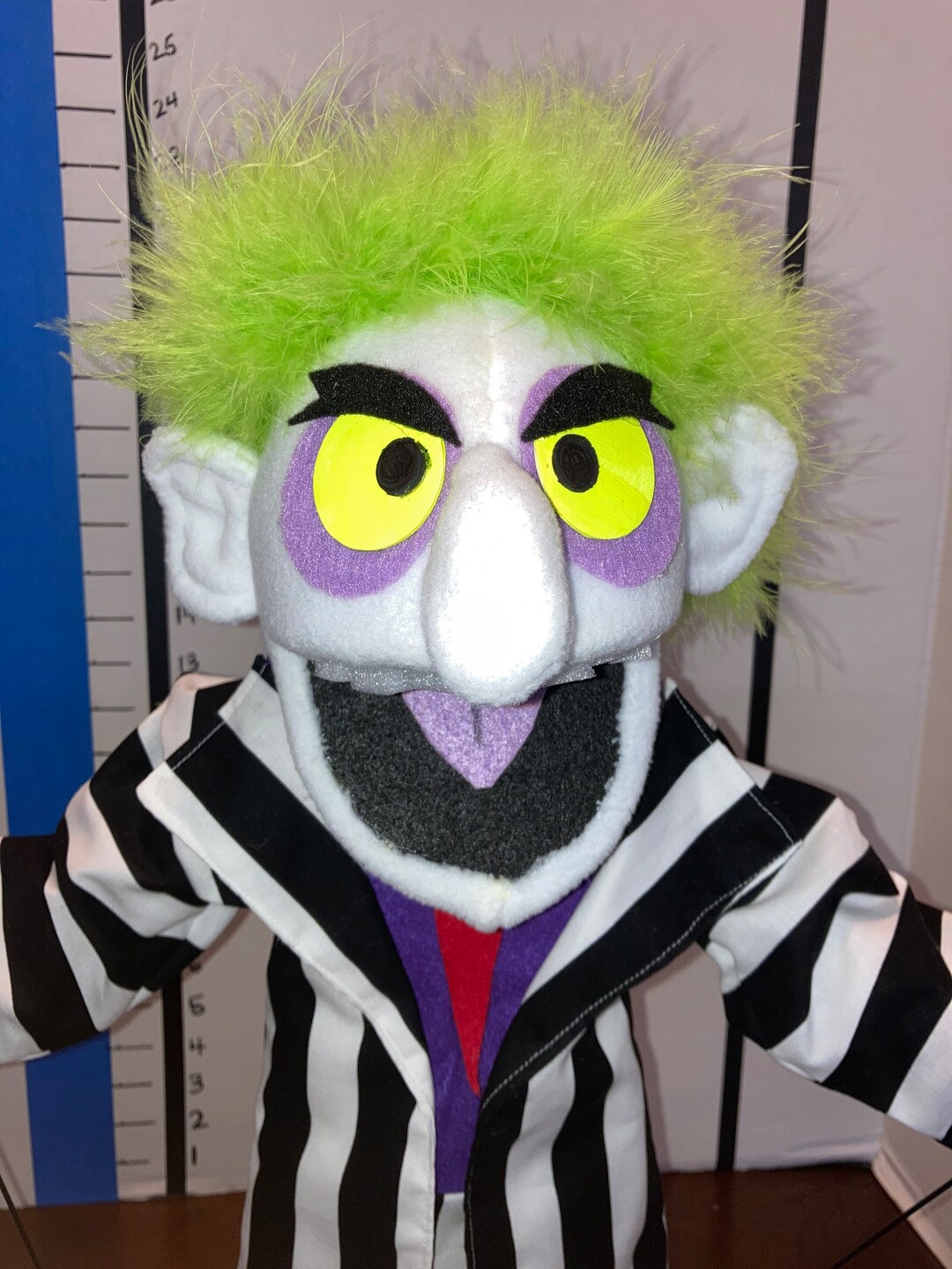 Beetlejuice Puppet About 20 Inches Tall With Arm Rods for Manipulation ...