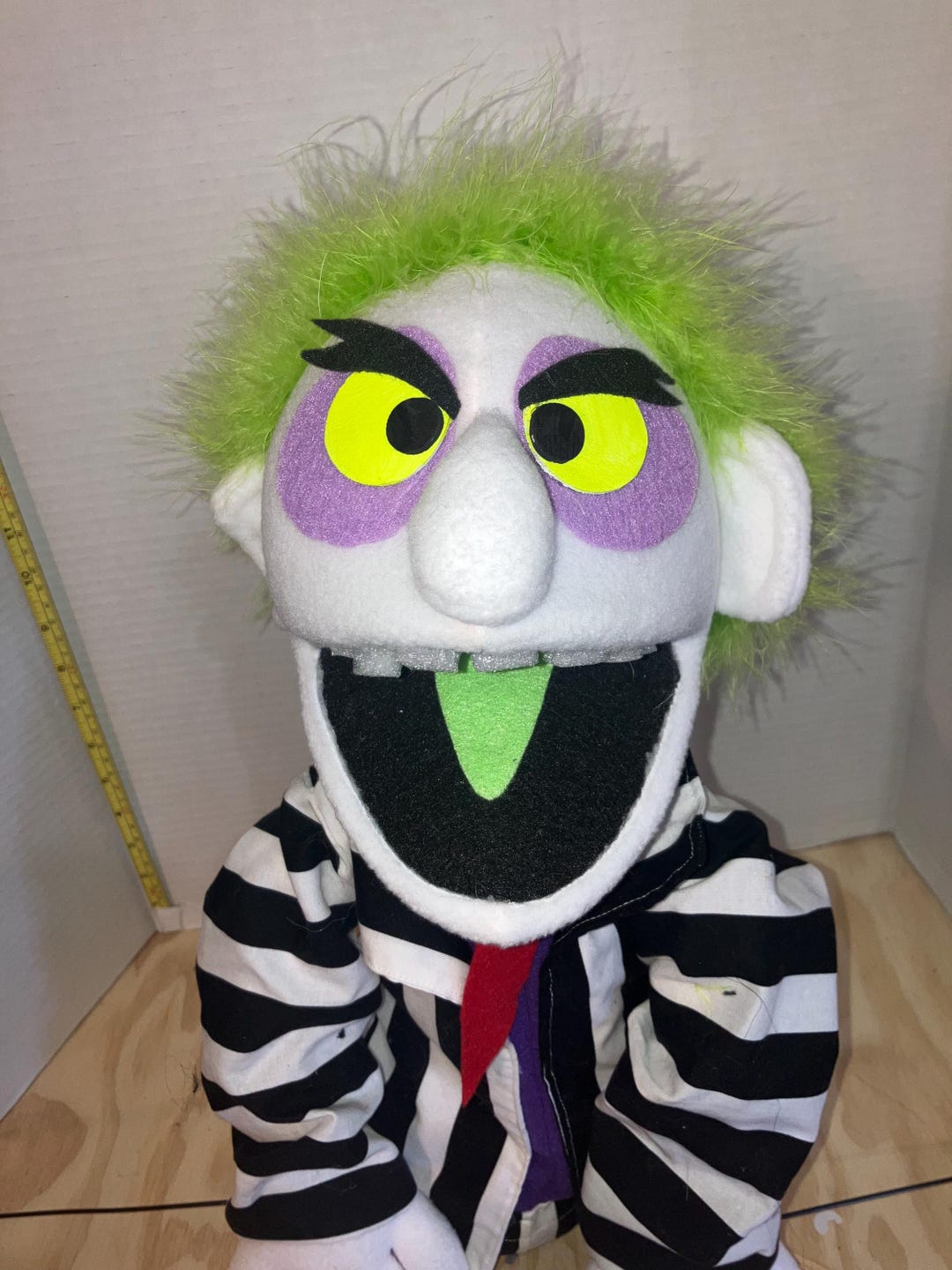 Beetlejuice Puppet About 18 Inches Tall Rods Attached to Wrists for ...