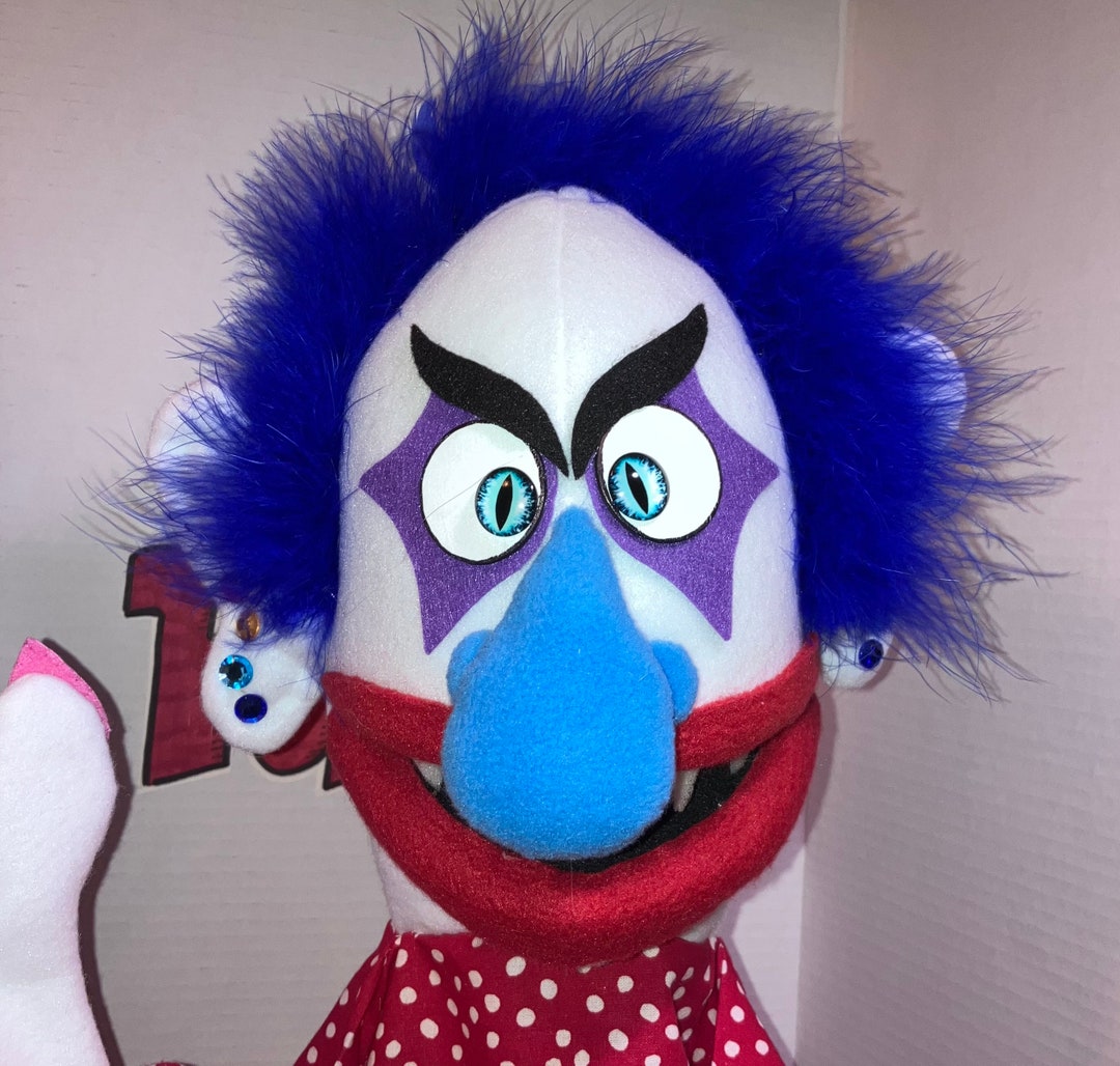 Evil Clown Sack Puppet - Etsy