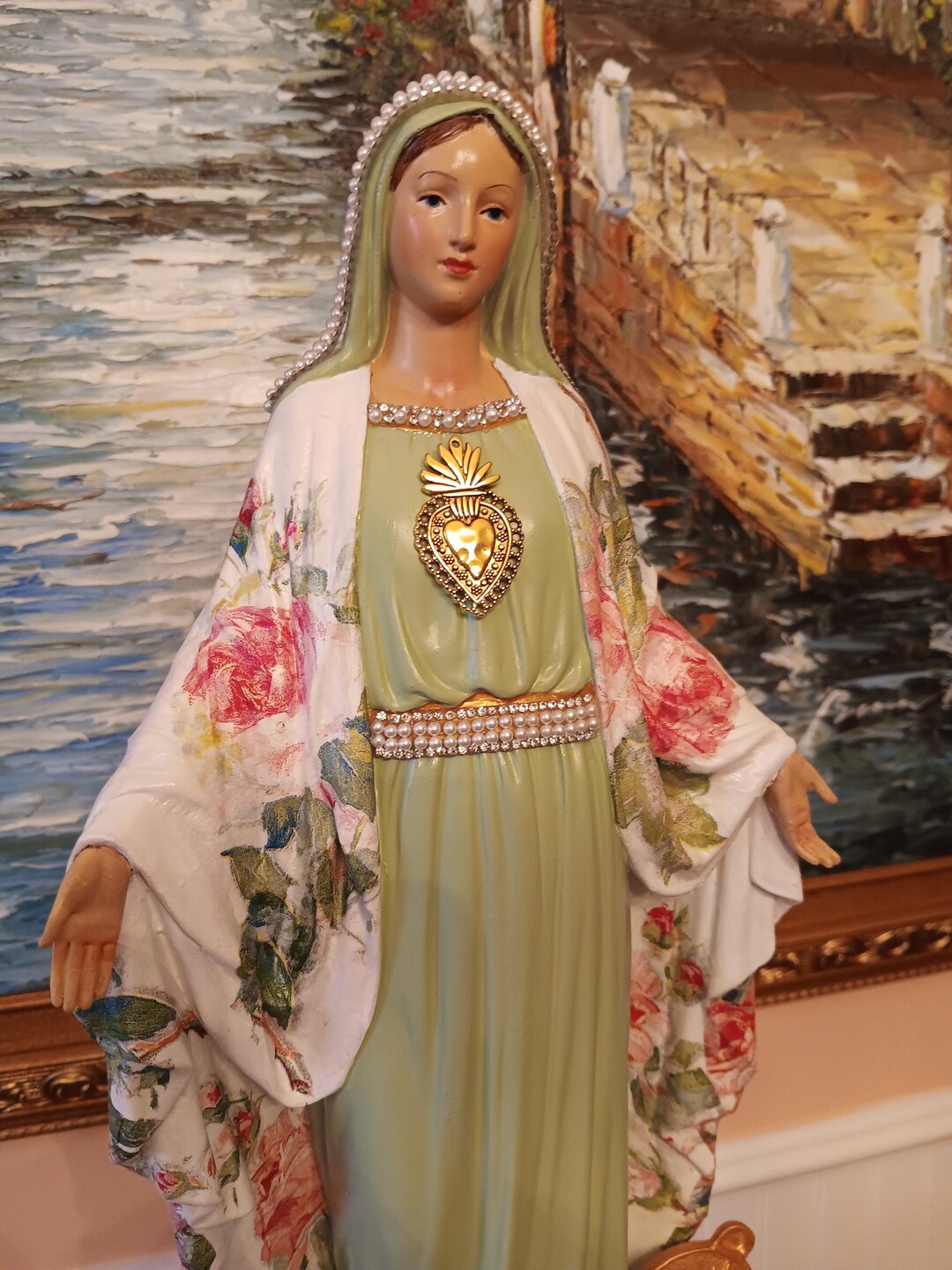 Our Lady of Miraculous Medal Statue, 16" - Etsy