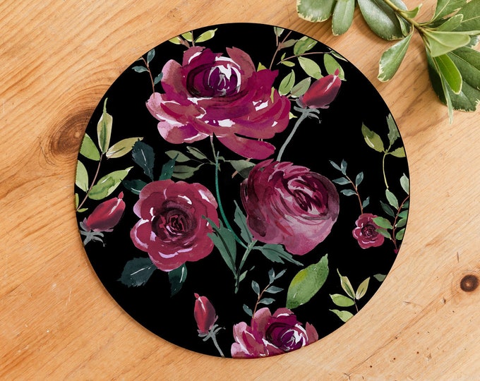 Floral Mousepad Mousepad Mouse Pad Pretty Mousepad - Etsy