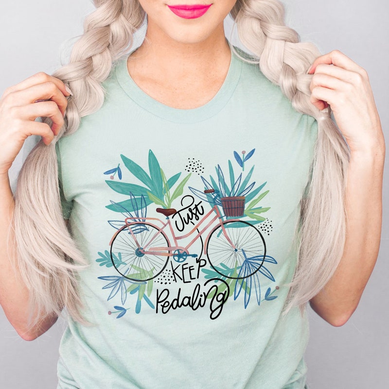 Keep Pedaling - Etsy