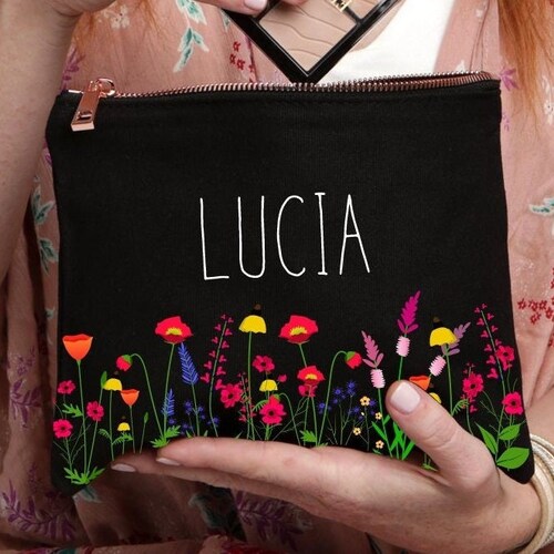 Best Friend Gift Makeup Case Personalized Makeup Bag - Etsy