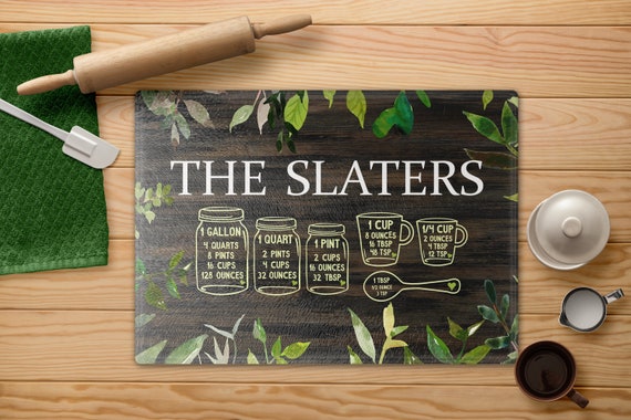 Personalized Wedding Gift Family Name Gift Conversion Chart - Etsy