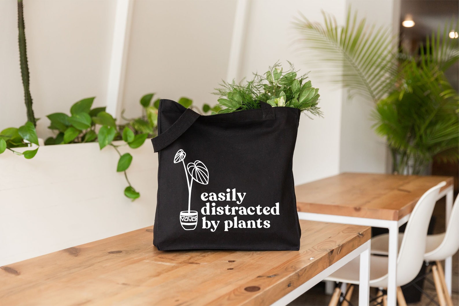 Plant Tote Bag Plant Lover Bag Plant Lover Gift Crazy Plant | Etsy