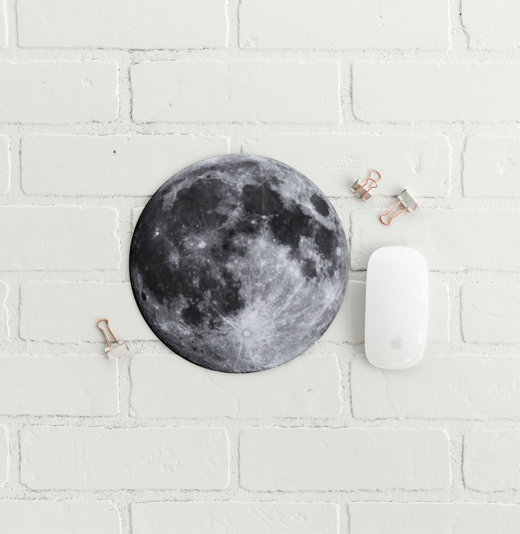 Moon Mouse Pad Galaxy Mouse Pad Gift for Blogger Space | Etsy