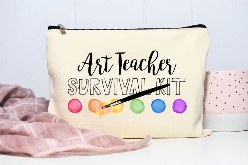 Art Teacher Gift Art Teacher Bag Art Teacher Survival Kit | Etsy