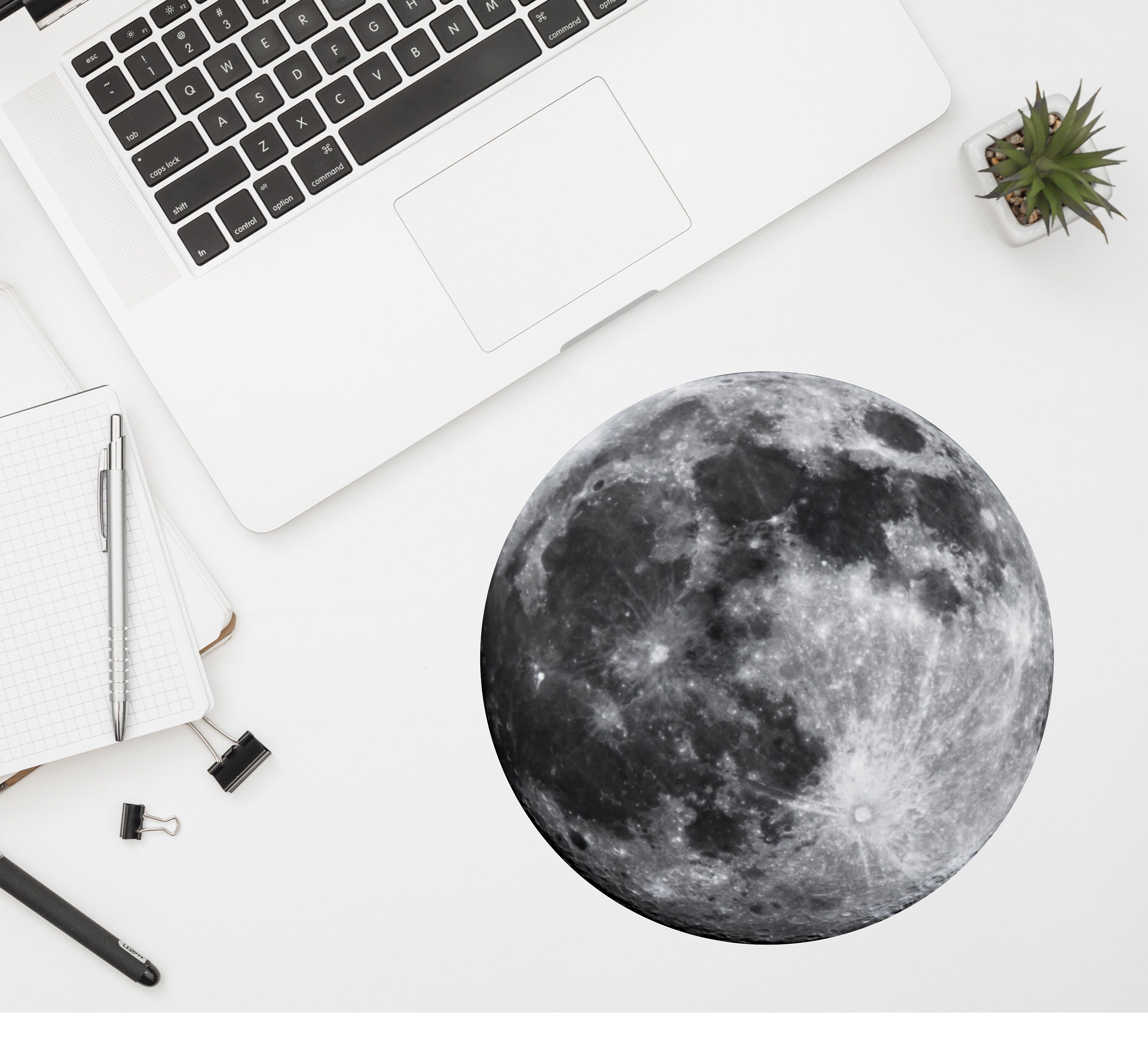 Moon Mouse Pad Galaxy Mouse Pad Regalo para Blogger Space | Etsy