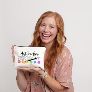 Art Teacher Gift, Art Teacher Bag, Art Teacher Survival Kit, Makeup Bag ...