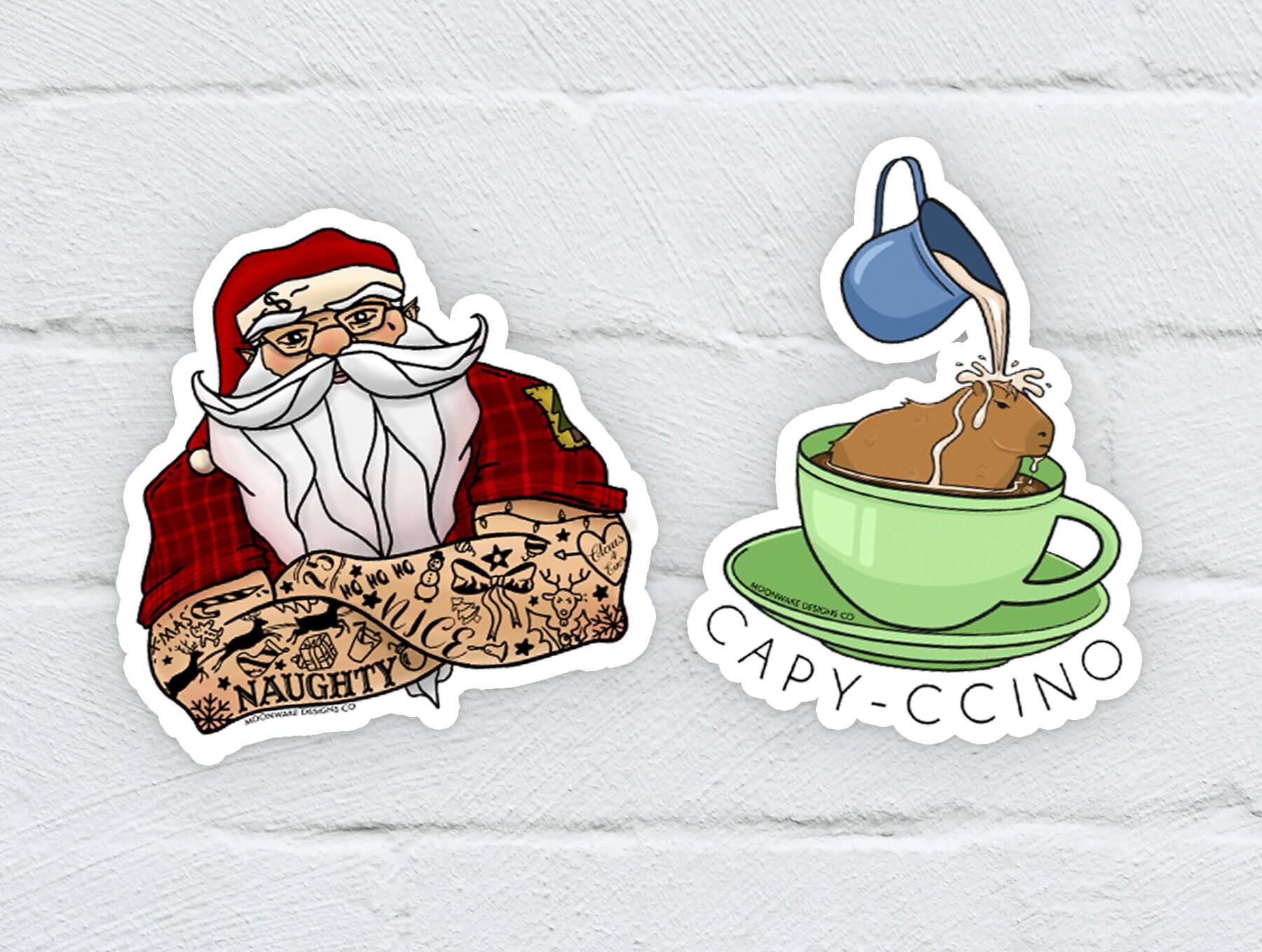 Cappuccino Sticker Capybara Gift Cute Animal Sticker - Etsy