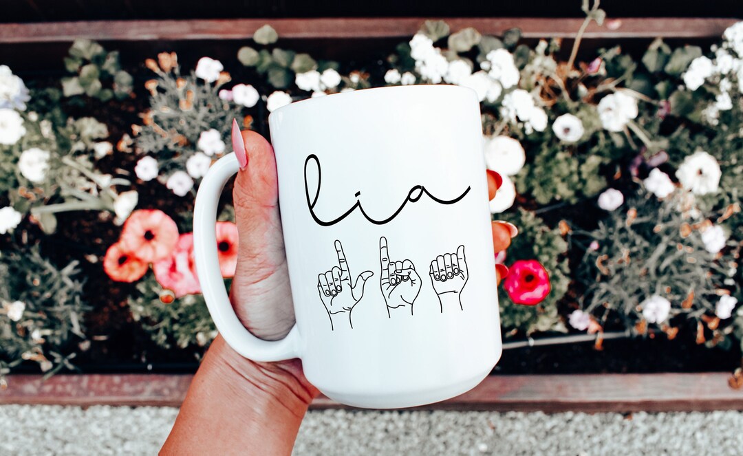 Sign Language Gift, ASL Teacher Gift, Sign Language Mug, ASL Mug ...