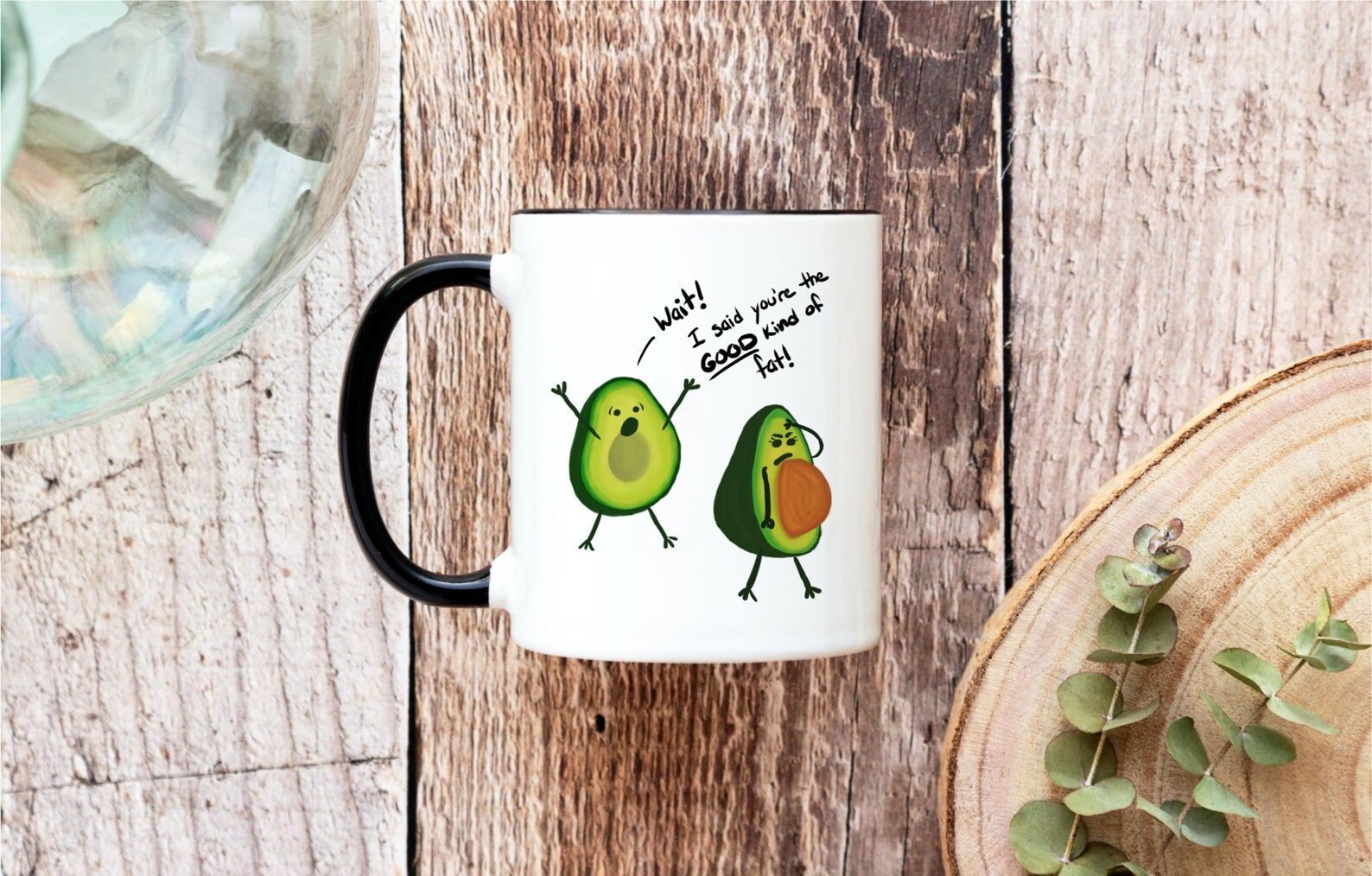 Funny Coffee Mug Funny Avocado Mug Vegetarian Gift - Etsy