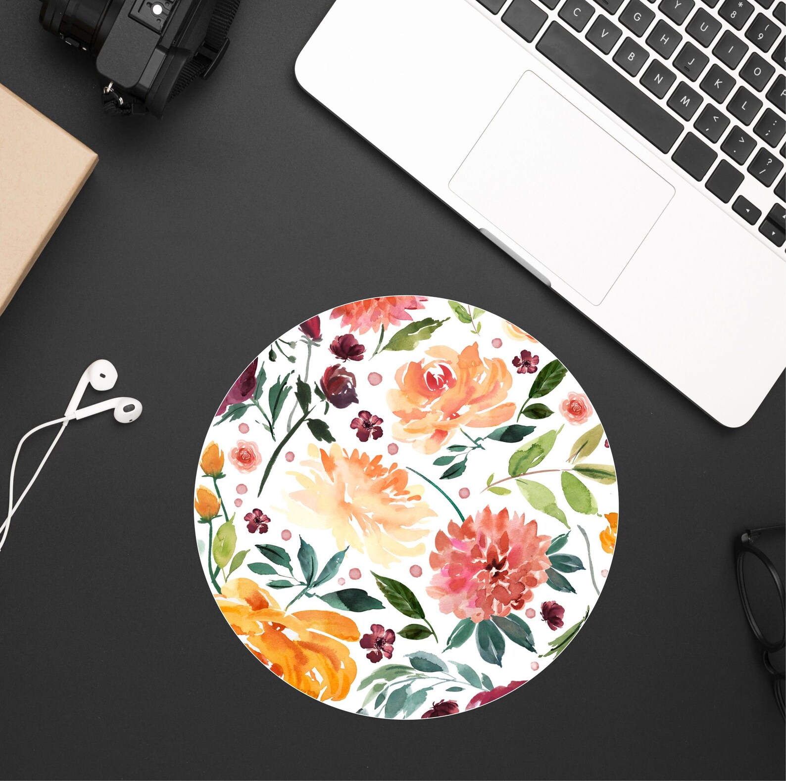 Floral Mousepad Mousepad Mouse Pad Pretty Mousepad | Etsy