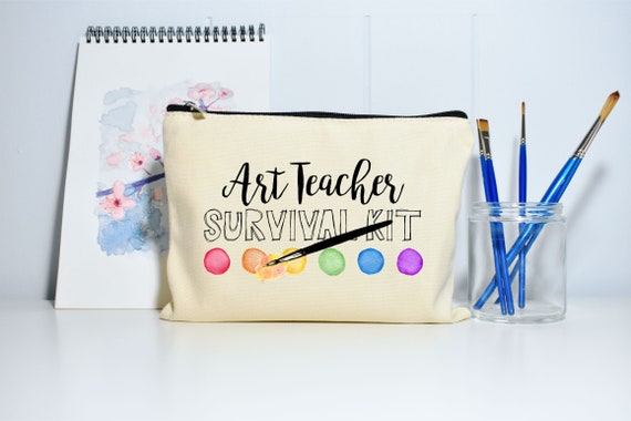 Art Teacher Gift Art Teacher Bag Art Teacher Survival Kit | Etsy