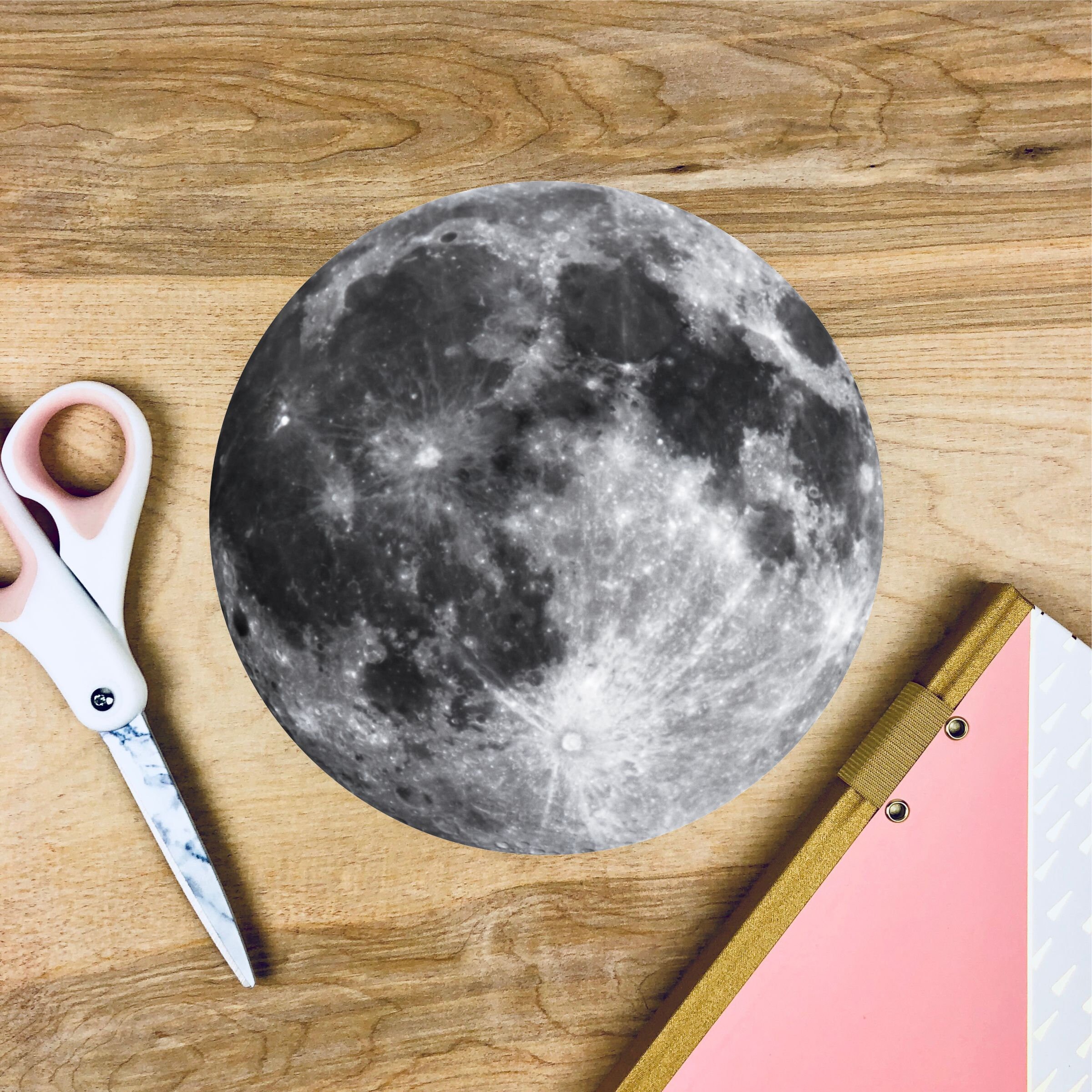 Moon Mouse Pad Galaxy Mouse Pad Gift for Blogger Space - Etsy