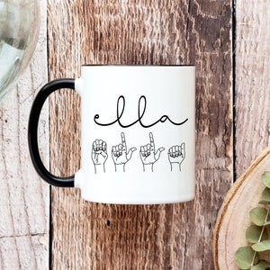 Sign Language Gift, ASL Teacher Gift, Sign Language Mug, ASL Mug ...