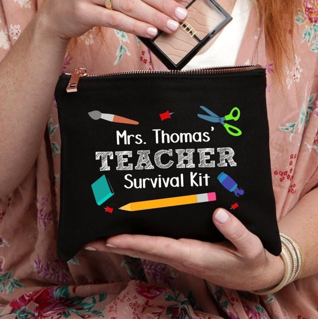 Teacher Survival Kit, Gift for Teacher, End of Year Teacher Gift, Black ...