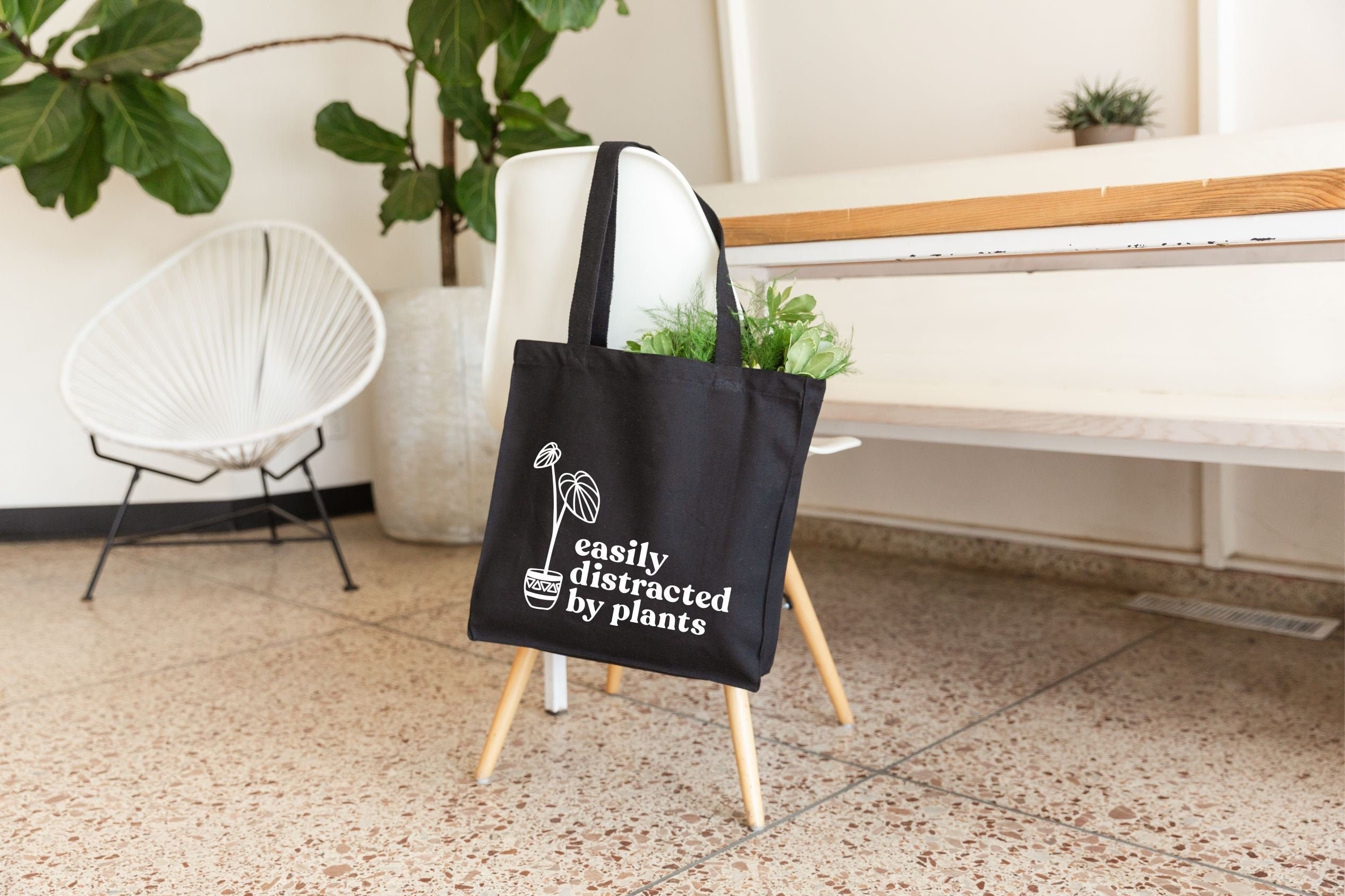 Plant Tote Bag Plant Lover Bag Plant Lover Gift Crazy Plant - Etsy