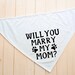 Dog Proposal, Dog Bandana Proposal, Proposal Ideas, Wedding Dog Bandana ...