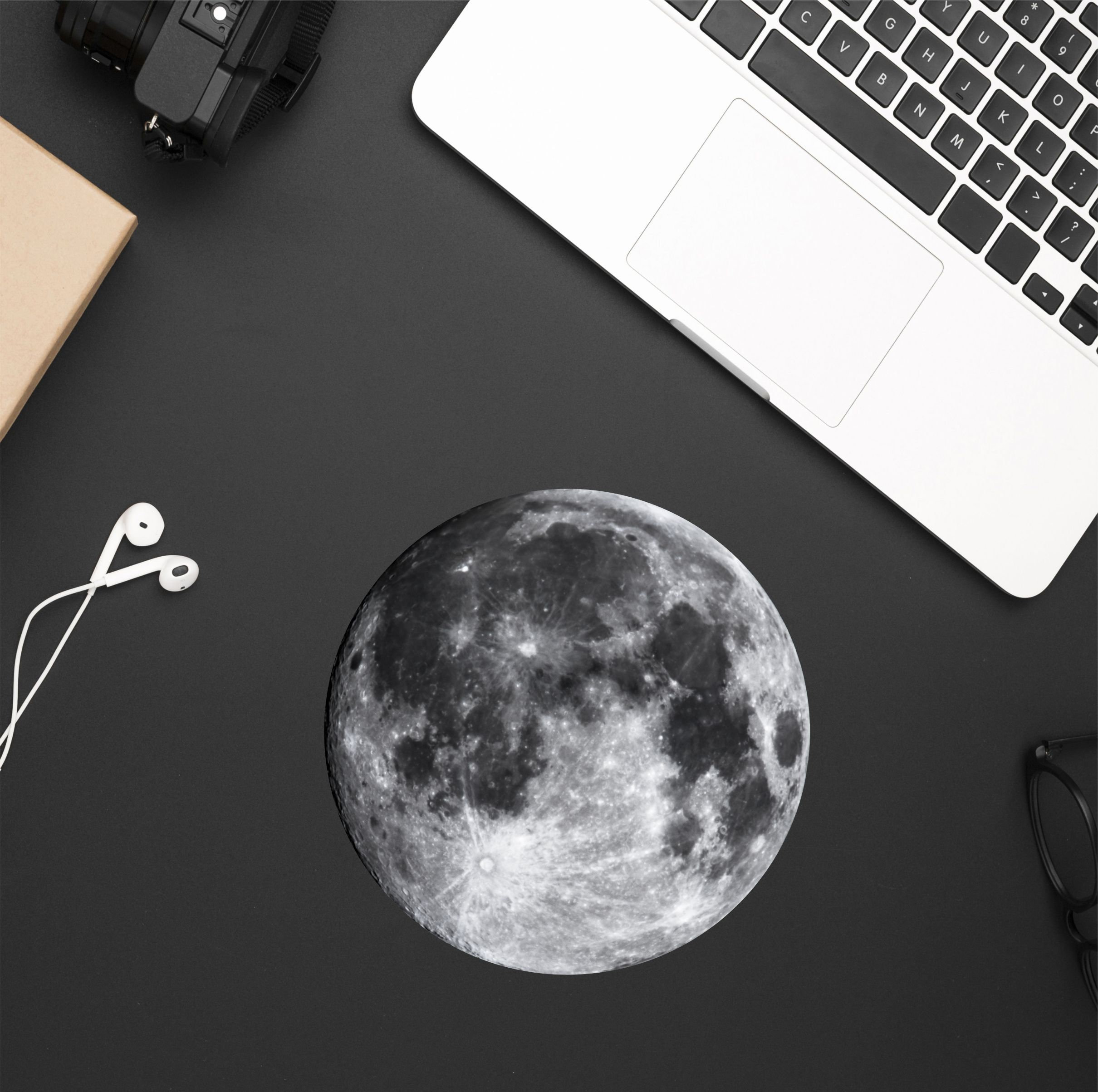 Moon Mouse Pad Galaxy Mouse Pad Gift for Blogger Space | Etsy