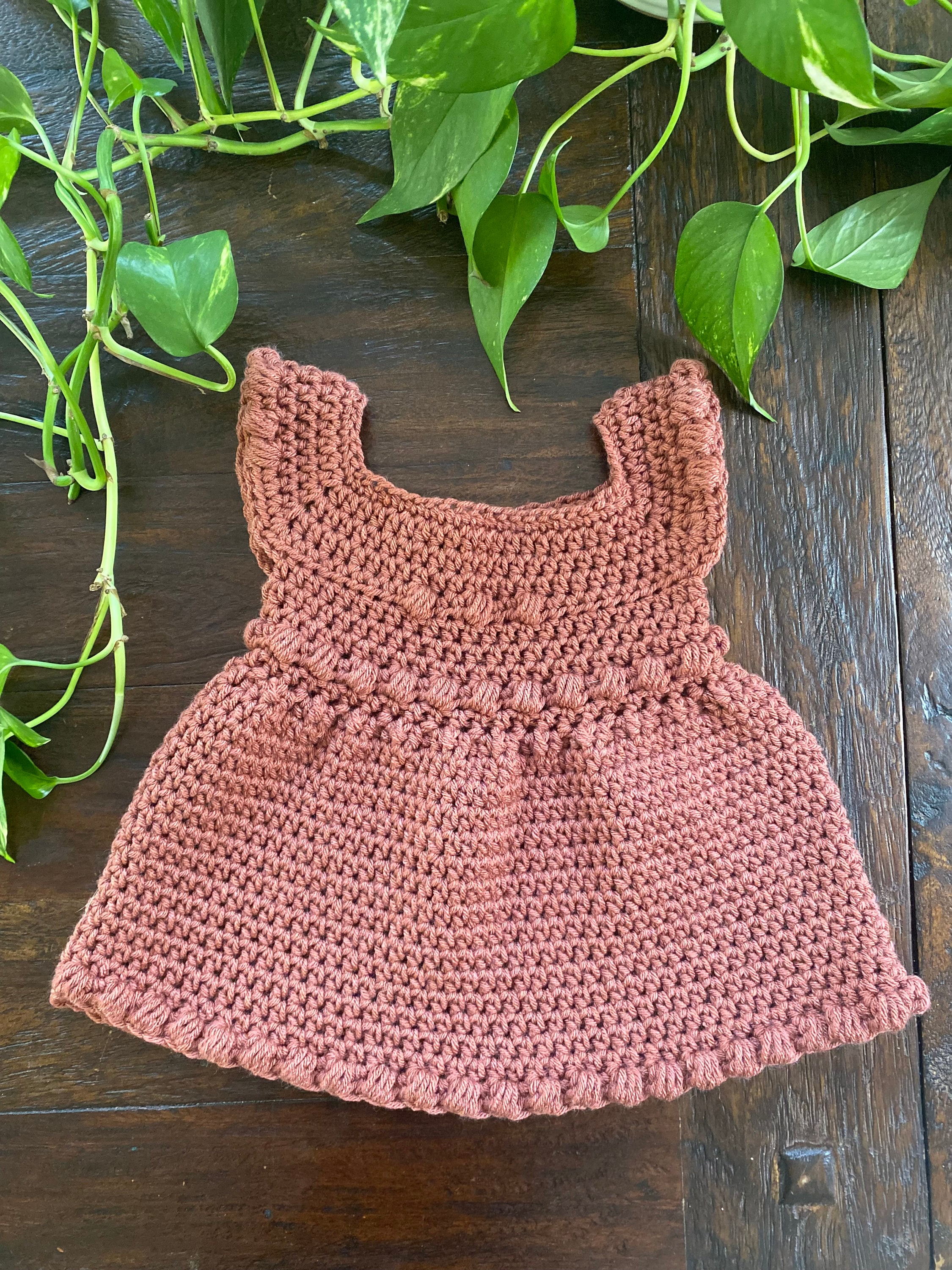 April Pinafore Dress US Crochet Pattern - Etsy