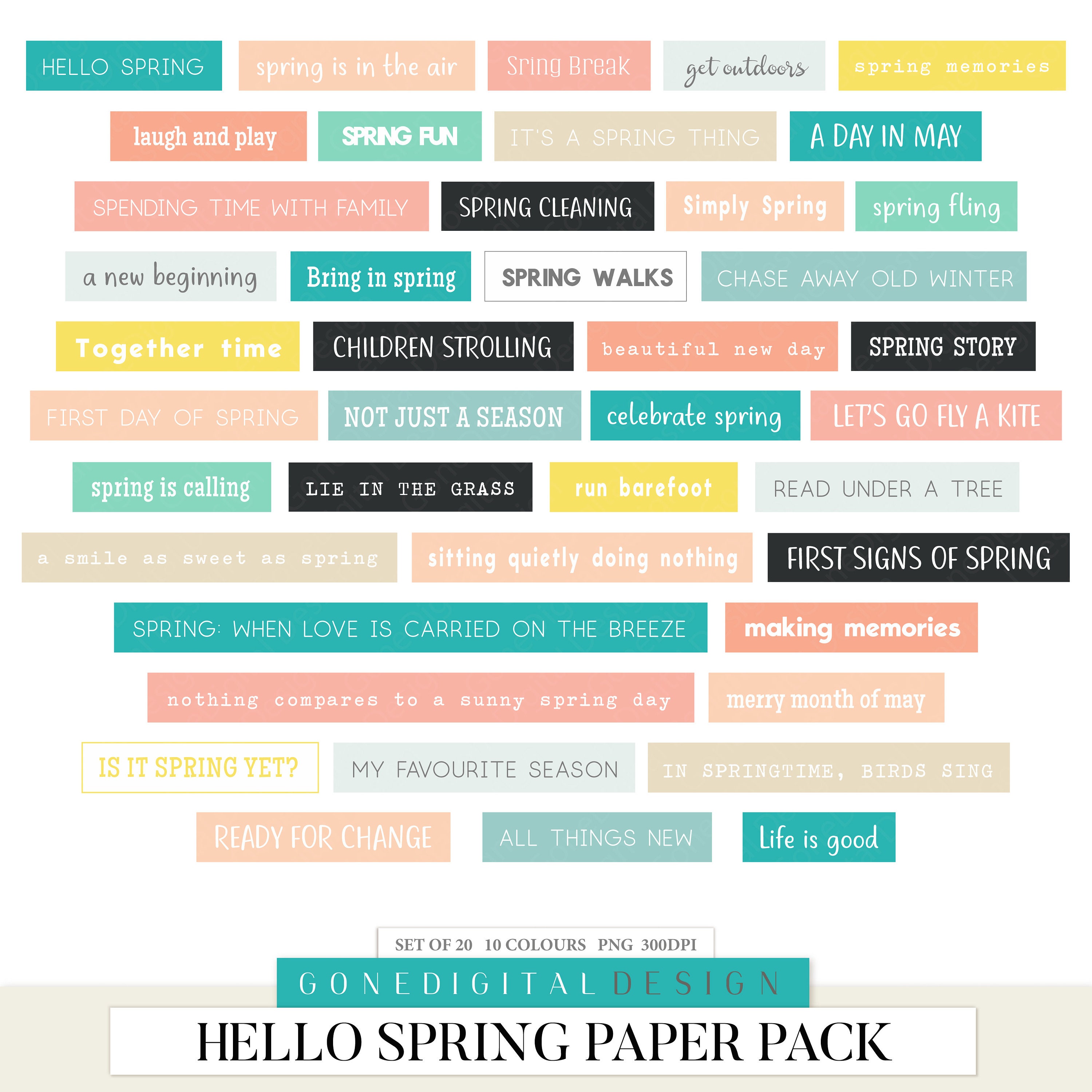 Spring Clipart Frames Spring Frames Glitter Frame Clipart | Etsy