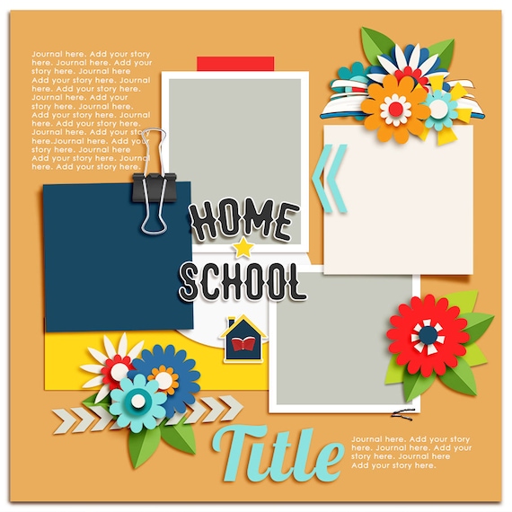 Scrapbook Cover Template
