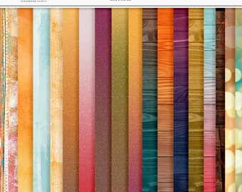 Fall Dreams Digital Papers. Set of 6 Watercolor Autumn Designs - Etsy