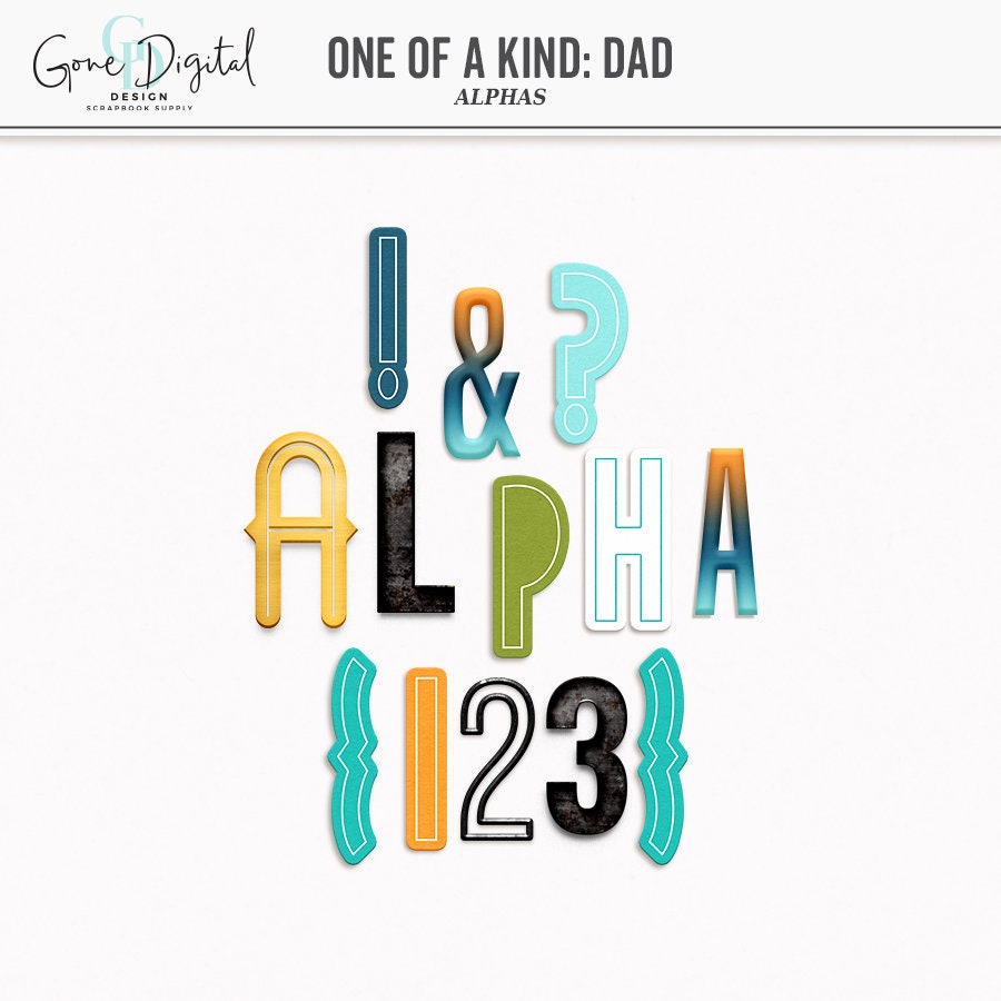 Father Digital Alphabet Clipart Letters PNG Father Alphabet PNG Dad ...