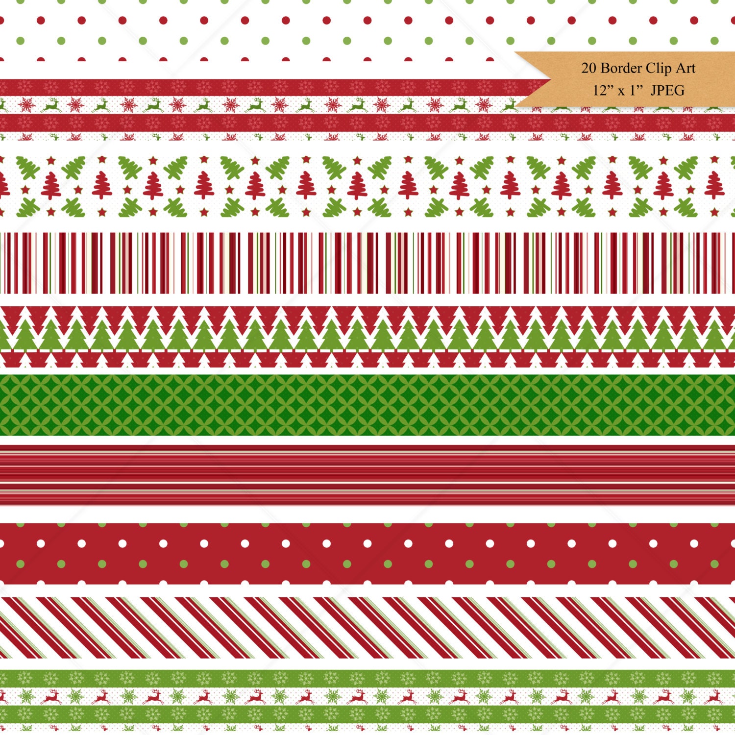 Christmas Borders Clip Art For Word