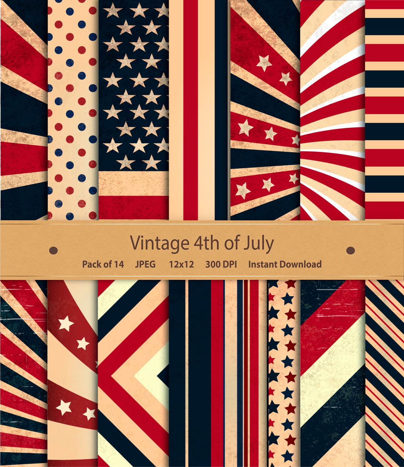 Vintage 4th Of July Backgrounds