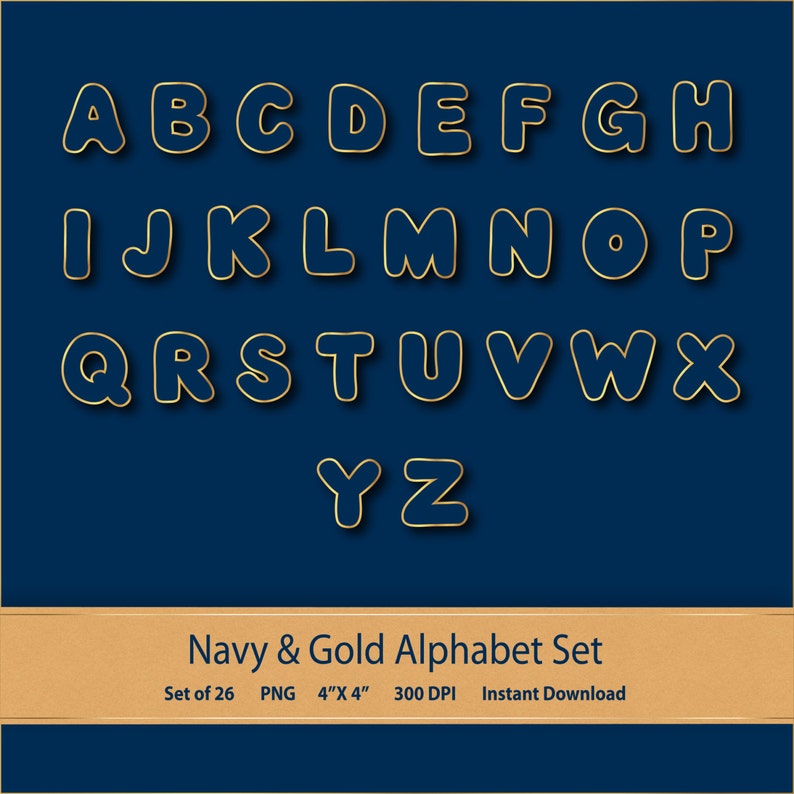 Gold Pink and Blue Alphabet Letters Gold Alphabet Clipart Letter ...