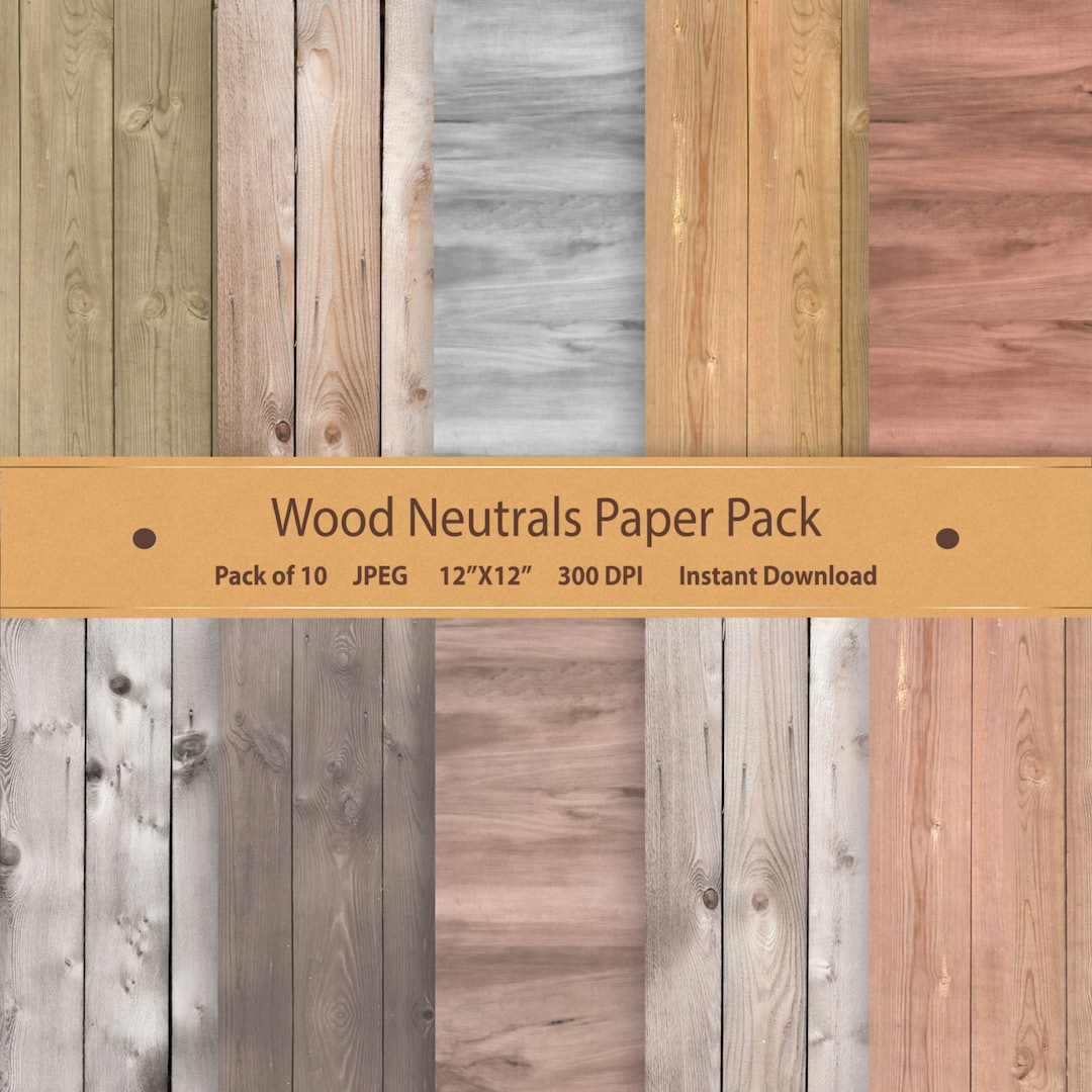 Digital Paper Wood Natural Printable Wood Rustic Background White Wood ...