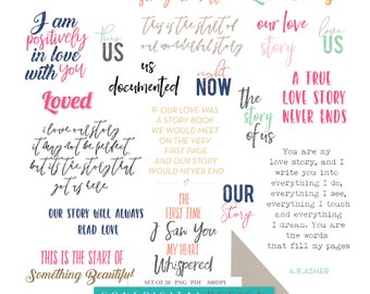 Valentine Word Art - Etsy