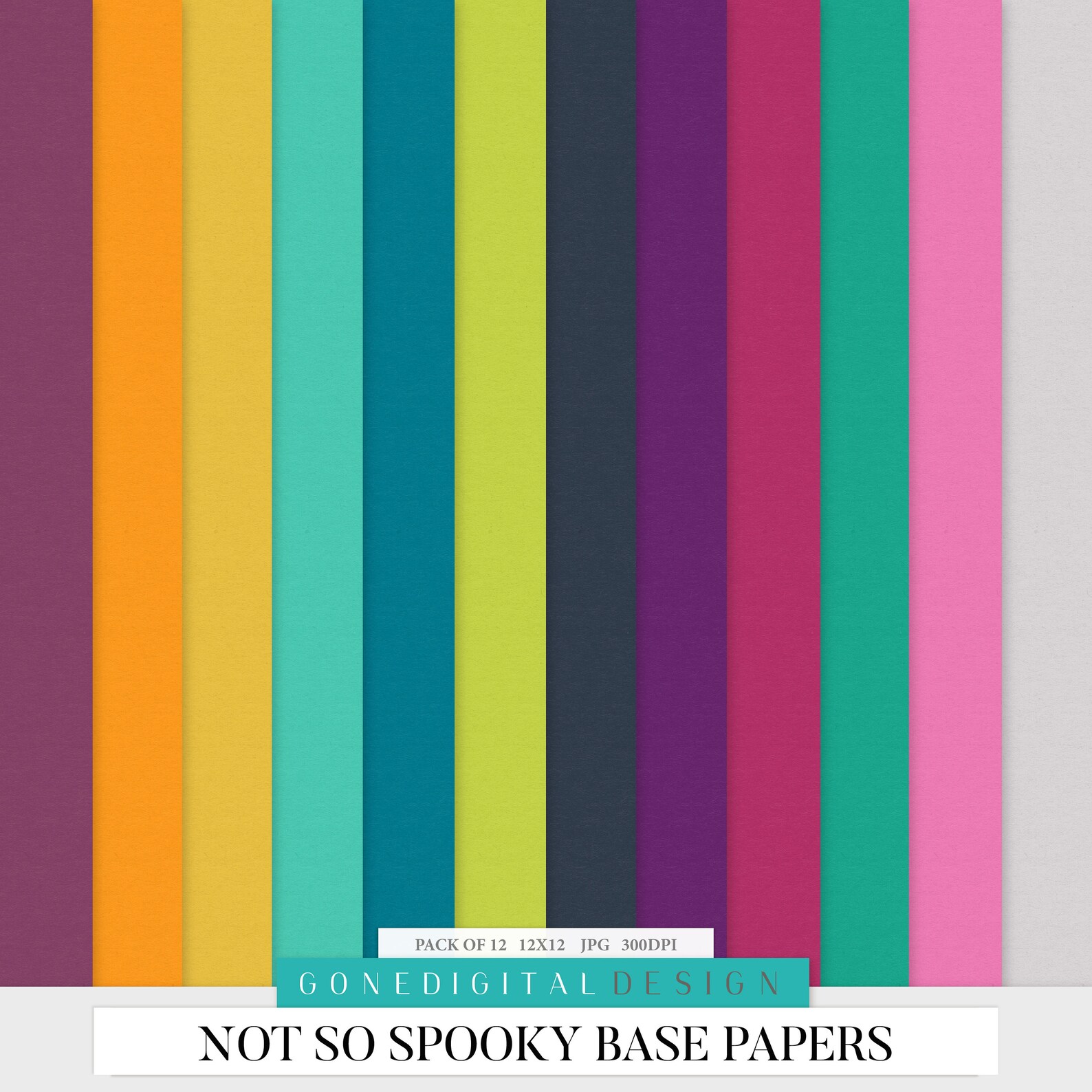Not so Spooky Base Papers Halloween Background Scrapbook - Etsy
