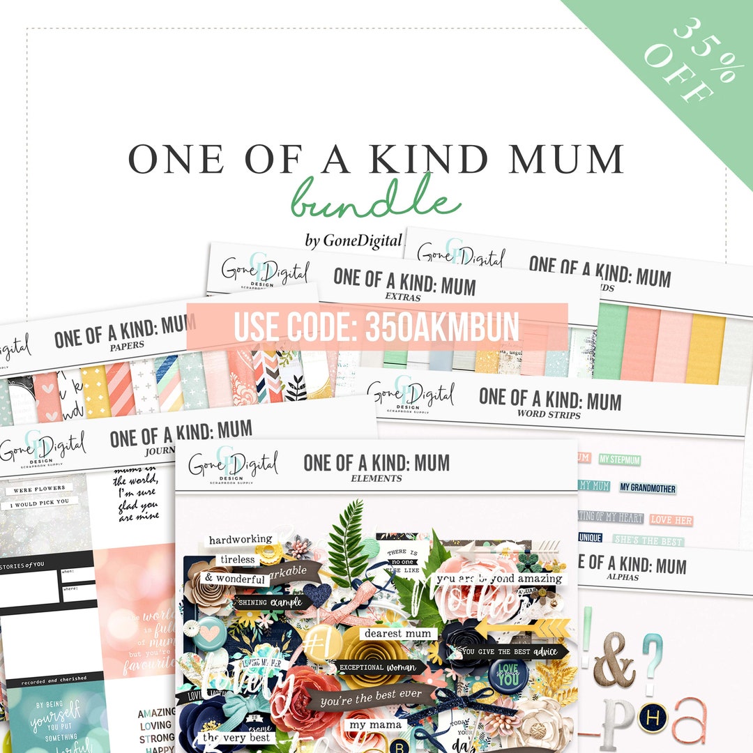 Mom Digital Scrapbooking Bundle Mother Digital Papers Mom Digital ...