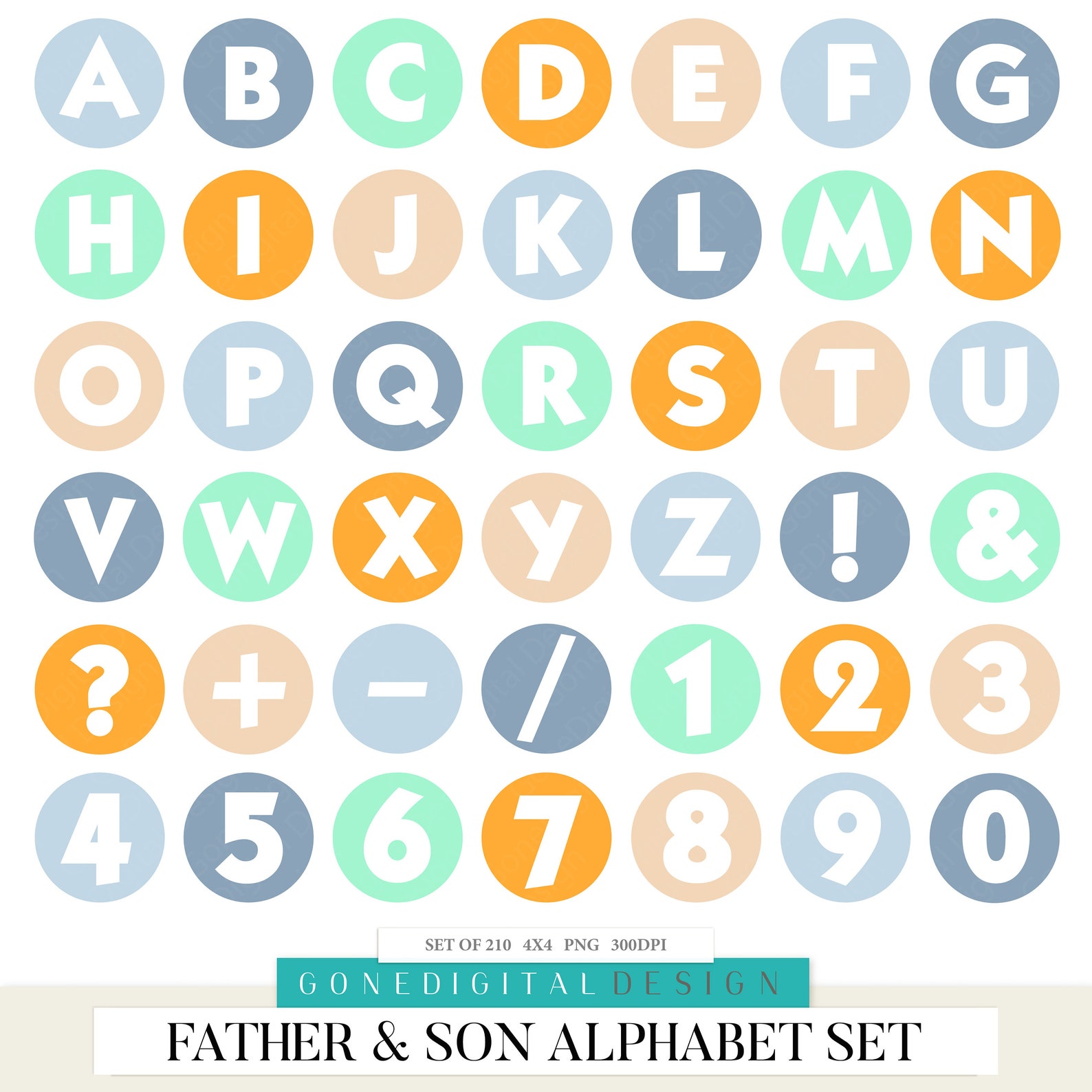 Digital Alphabet Father Son Digital Father Clipart Alphabet Father ...