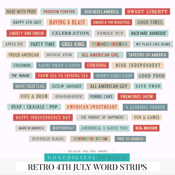 Paper, Party & Kids Words Phrases and Sentiments Clip Art & Image Files ...