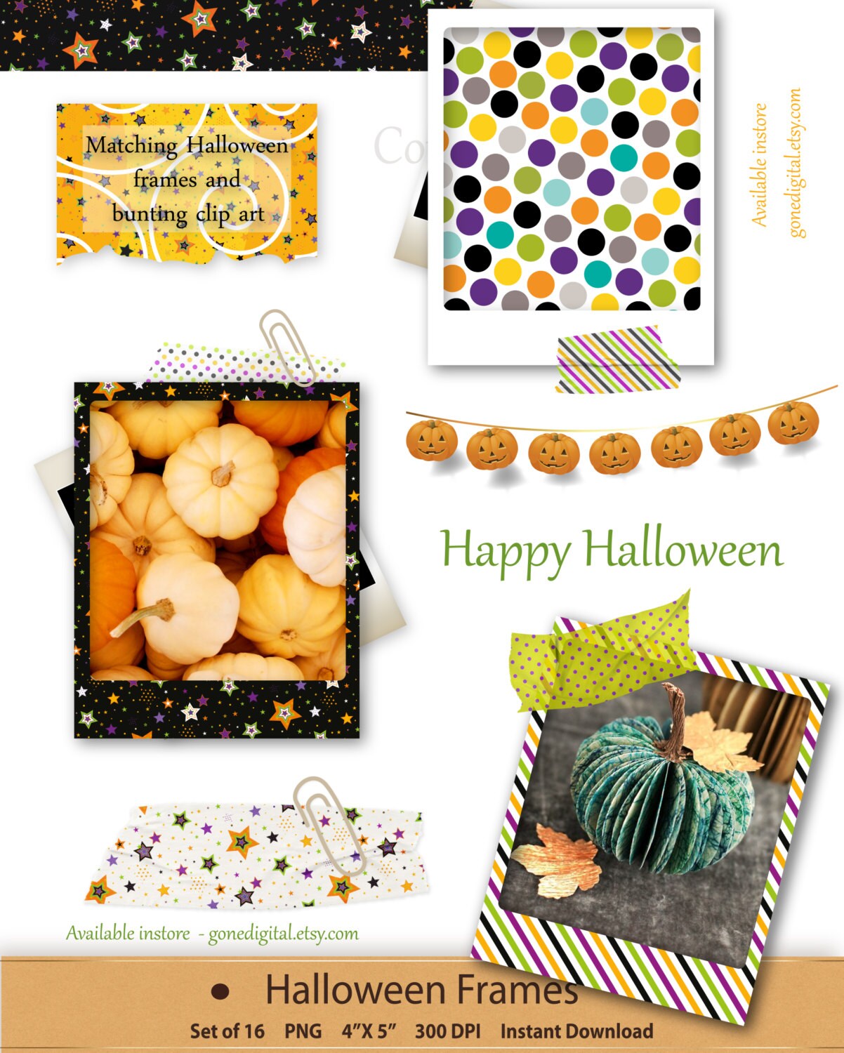 Halloween Frames Clip Art