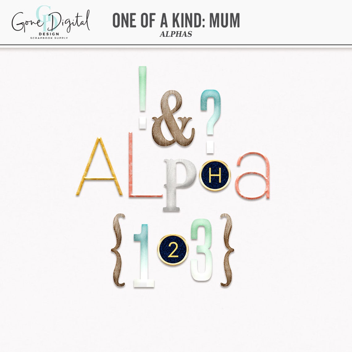 Mother Digital Alphabet Clipart Letters Sticker Mom Letters Mom ...