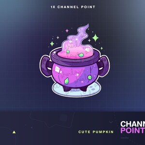 Twitch Channel Points Bubbly Cauldron / Point / Halloween / Discord ...
